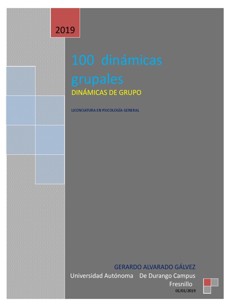 100 Dinamicas Grupales Libro Completo | PDF