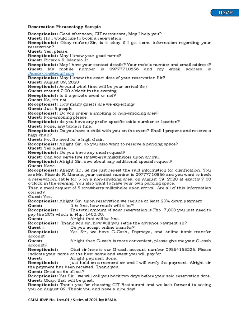 JDVP Module 1 Week 1 | PDF | Food And Drink