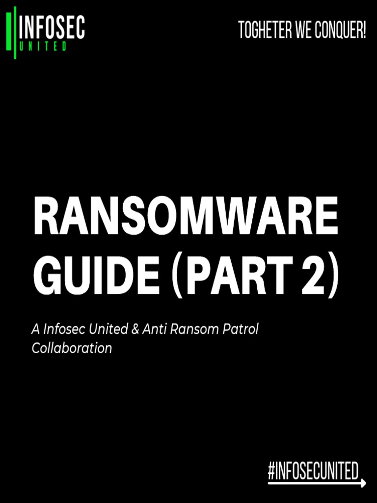 Ransomware Guide (Part 2) | PDF | Ransomware | Information Technology ...