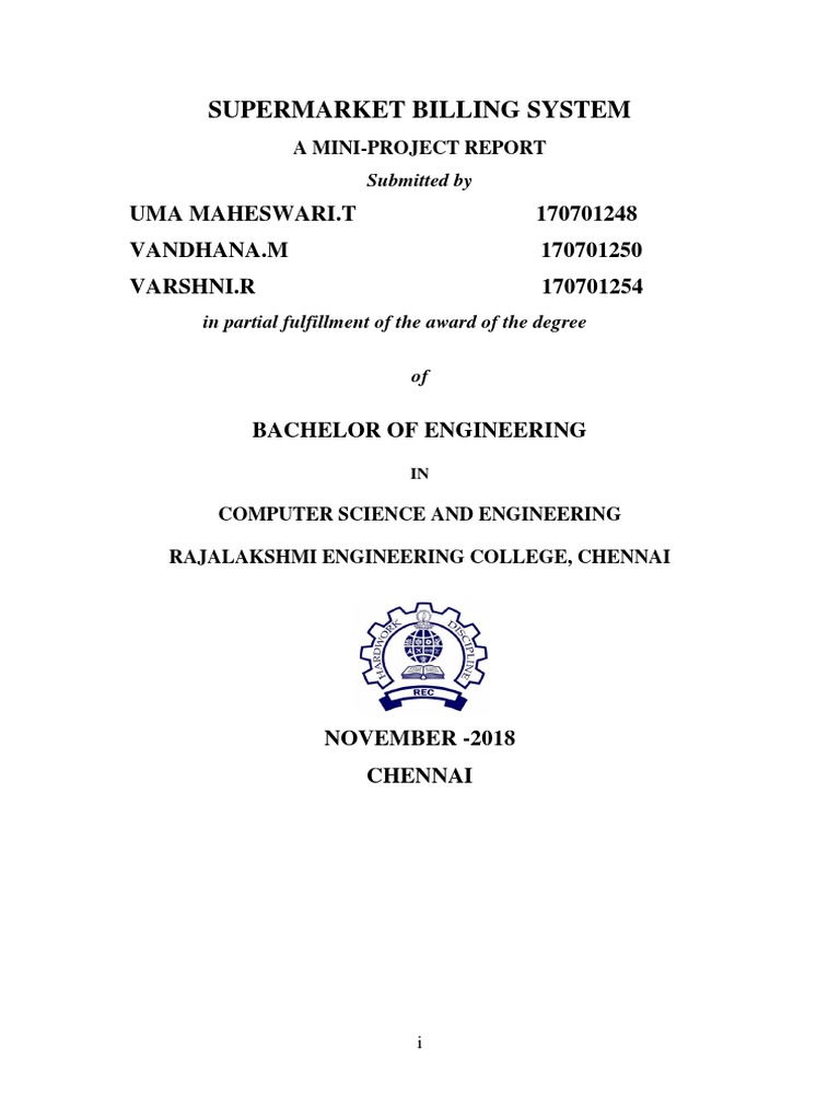 Toaz - Info Supermarket Billing System PR | PDF | Inheritance (Object ...