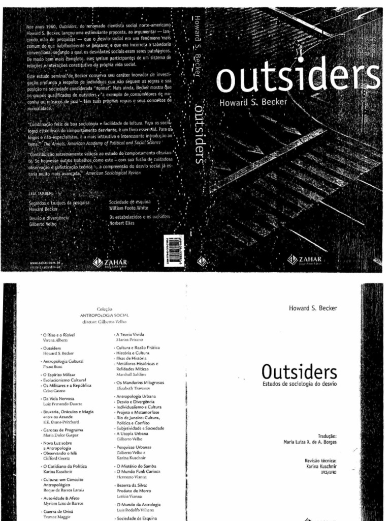 BECKER Outsiders 2008 (1963) | PDF | Sociologia | Science