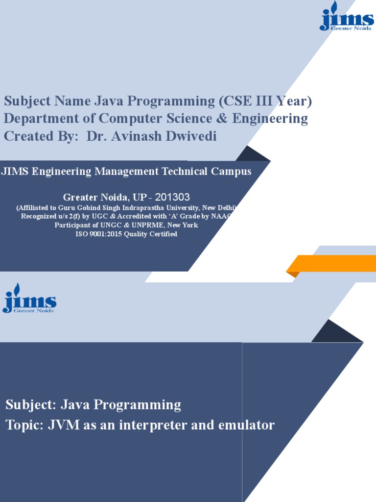 3 - JVM As An Interpreter and Emulator | Download Free PDF | Java Virtual Machine | Java ...