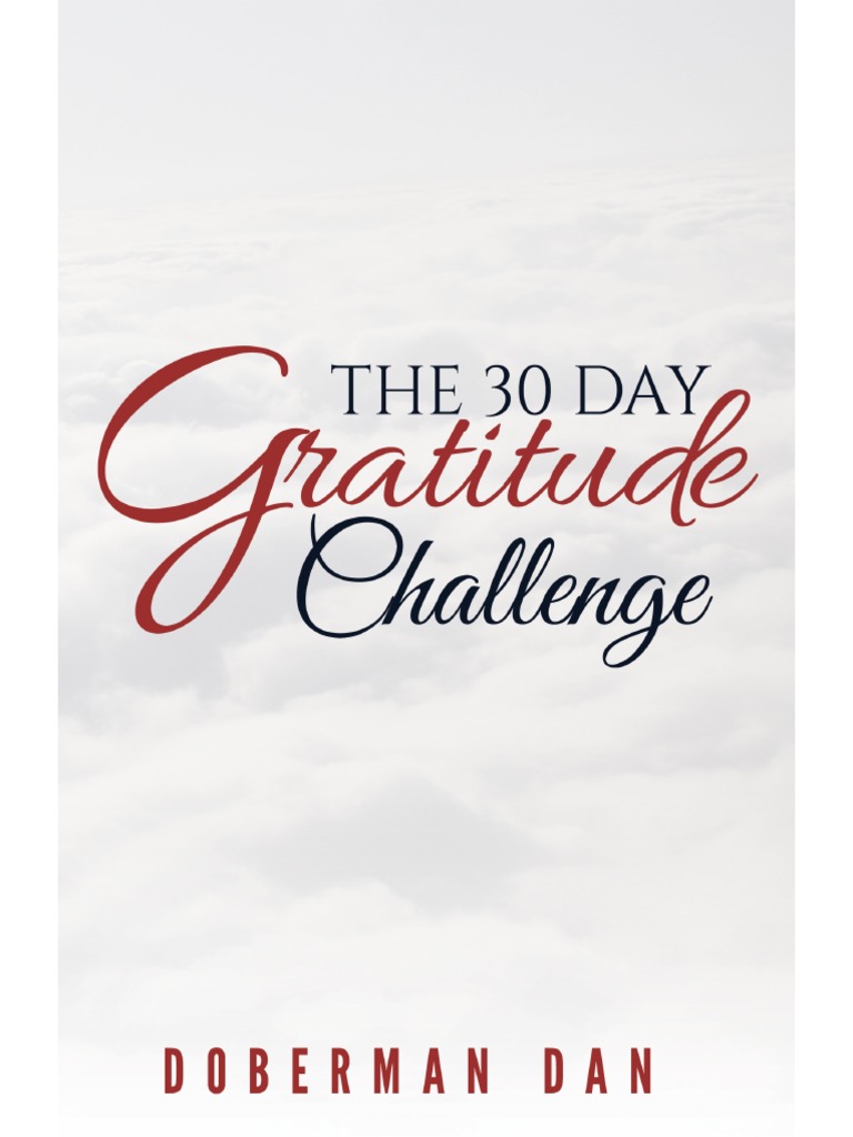 30 Day Gratitude Challenge | PDF | Gratitude | Cognition