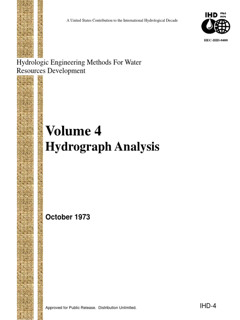 IHD-4 (Hydrograph Analysis) | PDF | Hydrology | Flood