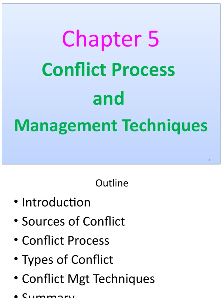 Conflict Management Essentials | PDF | Communication | Negotiation