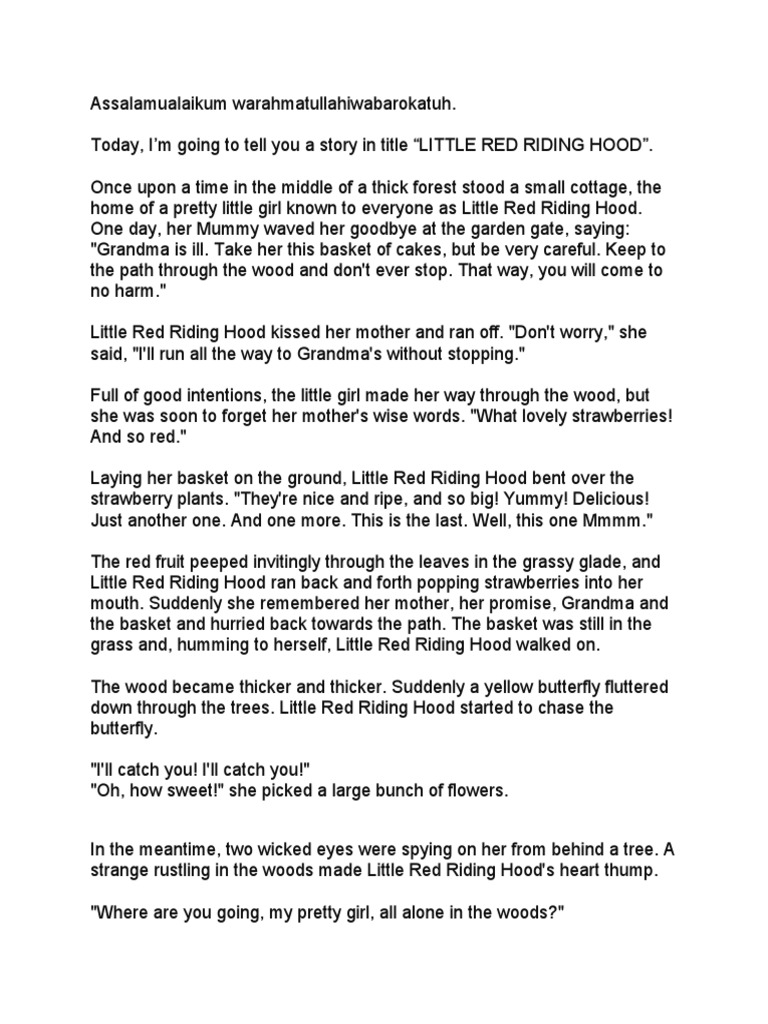 Little Red Riding Hood | PDF | Little Red Riding Hood