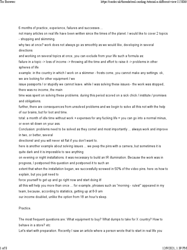 Real Carding | PDF | Automated Teller Machine | Personal Identification ...