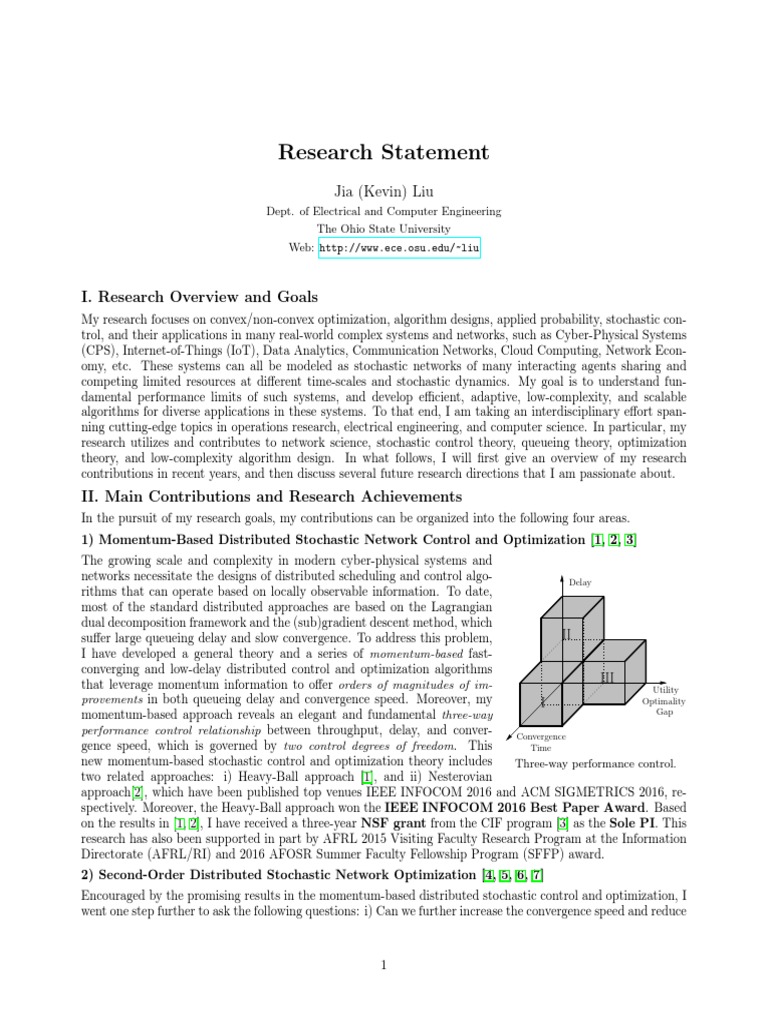 Liu Research Statement | PDF | Computer Network | Internet Of Things