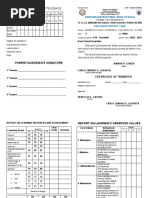 DepED FORM 138 Report Card | PDF | Value (Ethics) | Learning