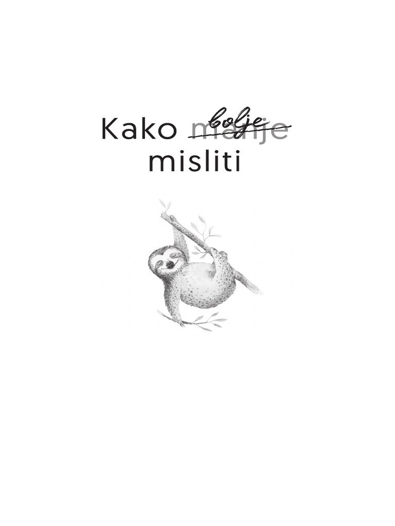 Kako Bolje Misliti PR | PDF