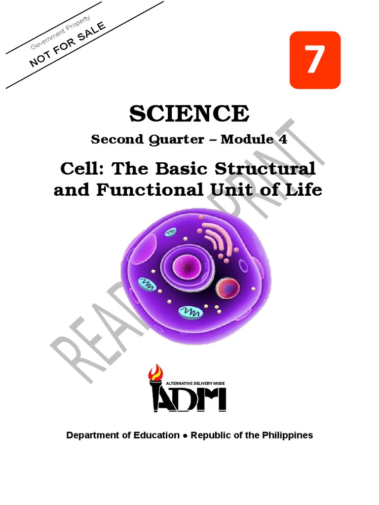Science: Cell: The Basic Structural and Functional Unit of Life | PDF ...