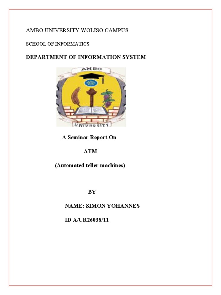 Department of Information System: Ambo University Woliso Campus | PDF ...
