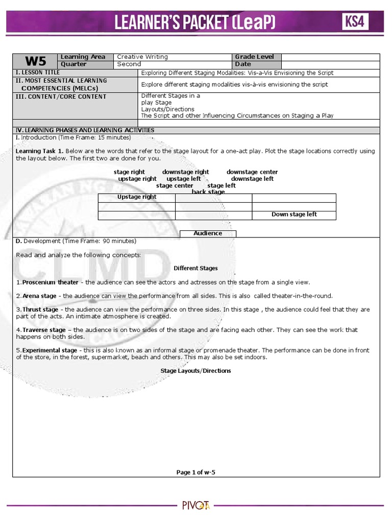 Q2 HUMSS Creative Writing 12 Week 5 | PDF | Oral Literature | Performing Arts