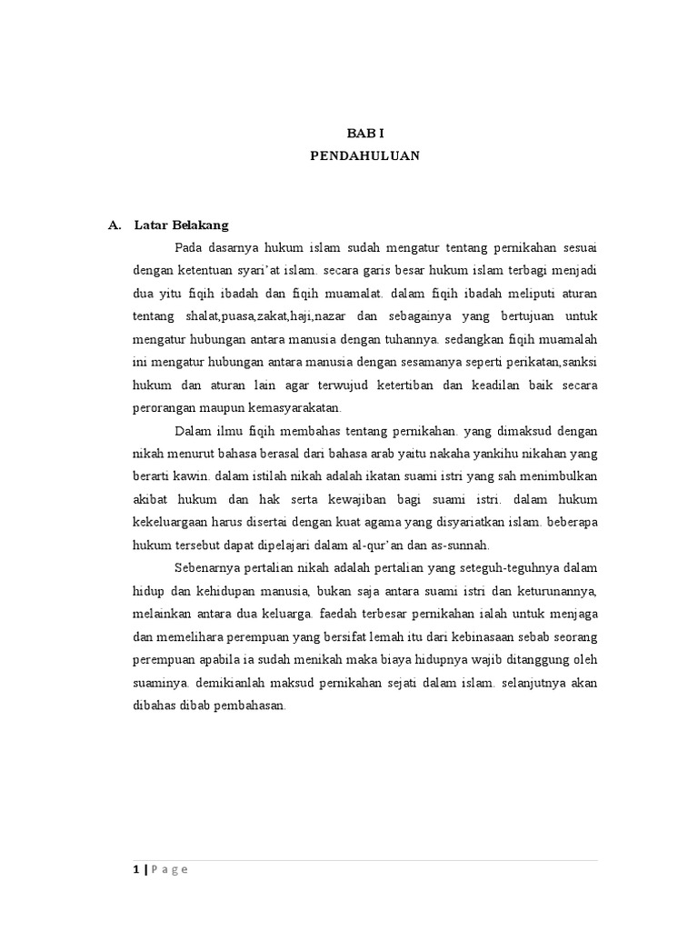 Makalah Hikmat Nikah-1 | PDF