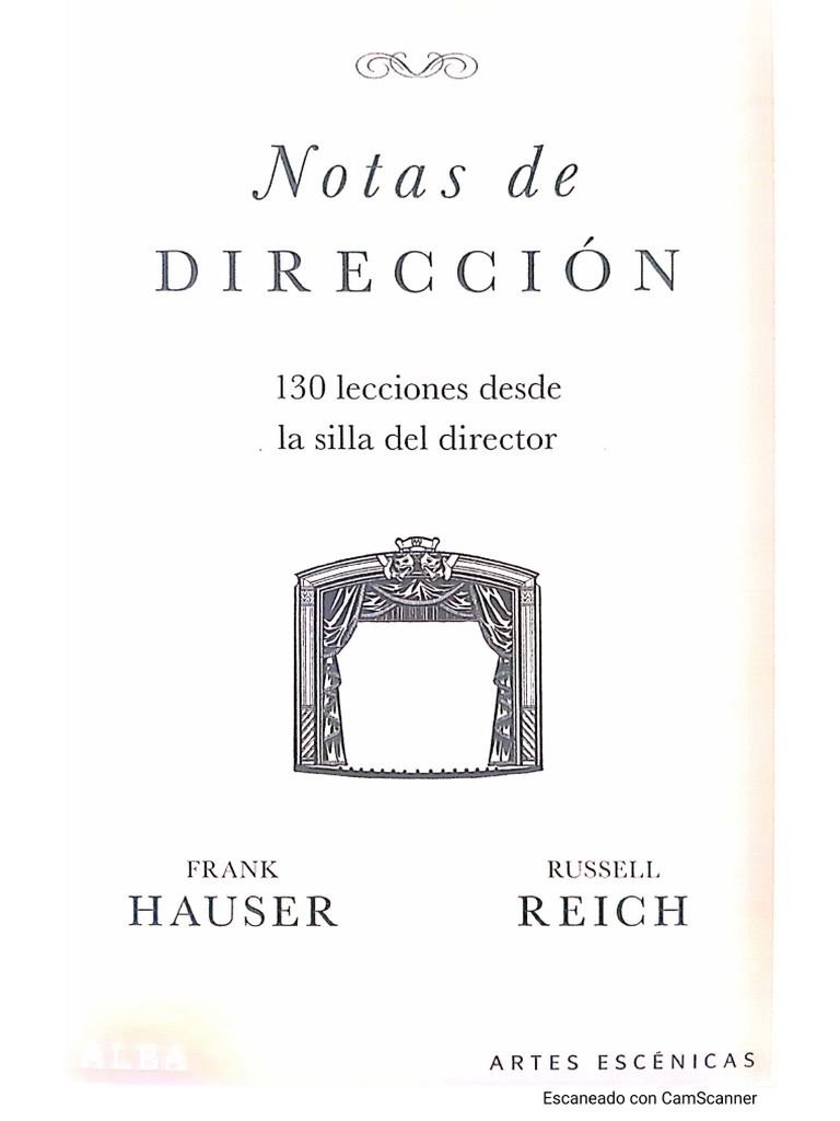 Notas de DIRECCIÓN - Hauser & Reich | PDF