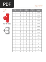 ASME B16.9 Lateral Tee Dimensions | PDF