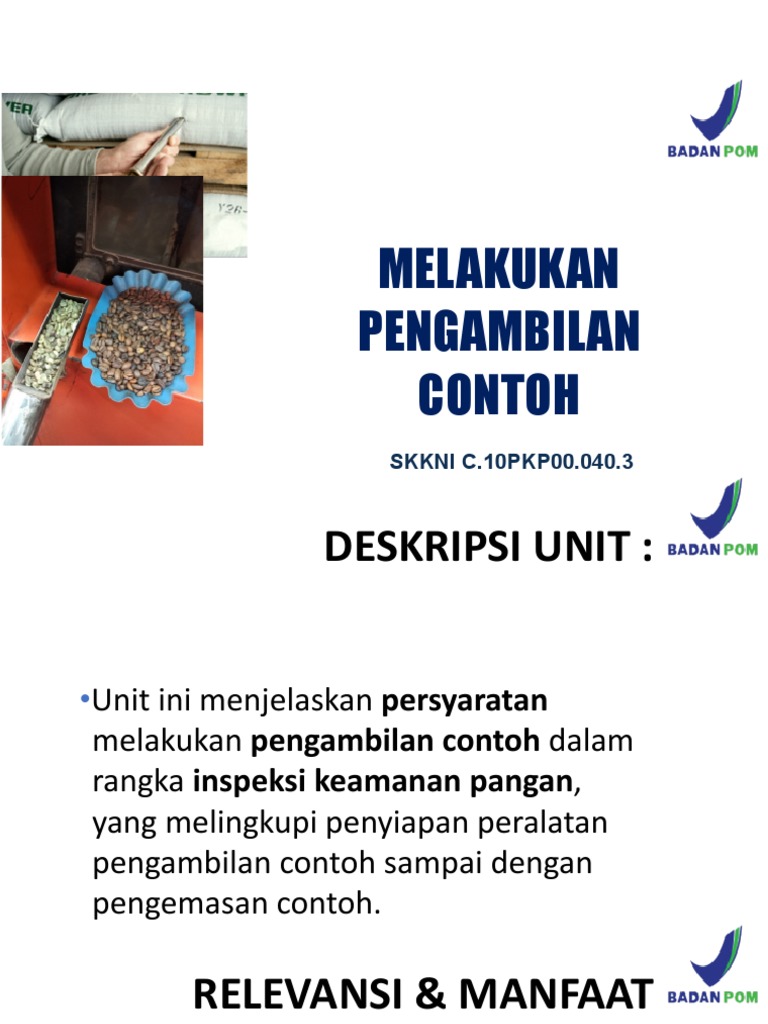 Melakukan Pengambilan Contoh | PDF