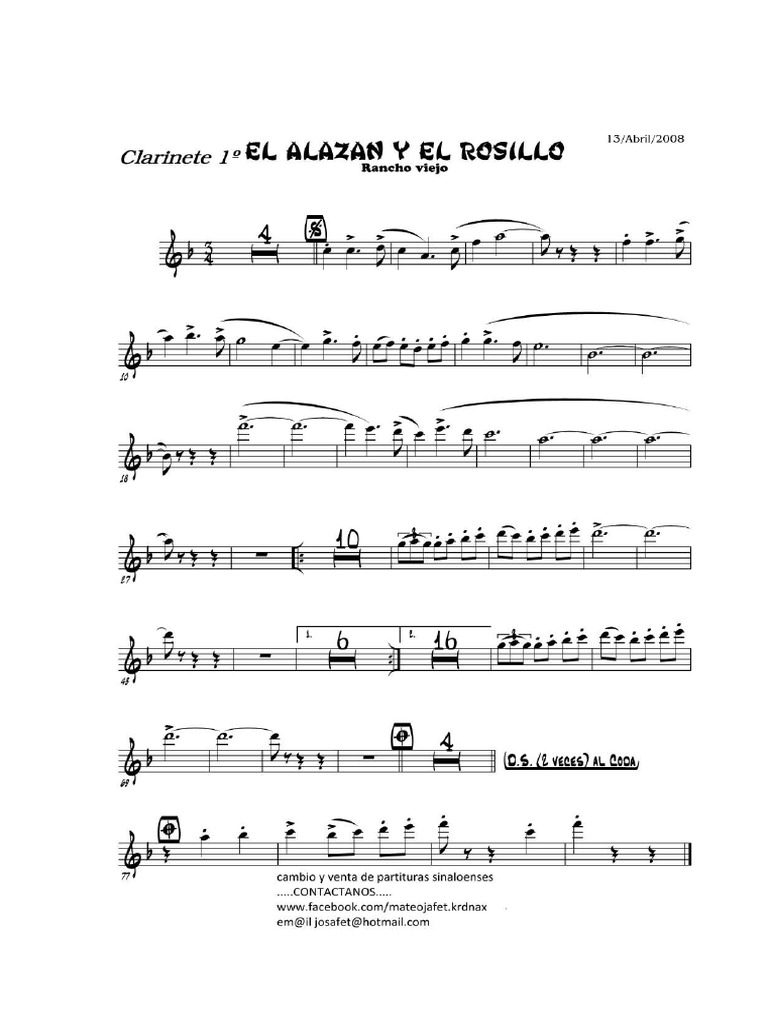 El Alazan Y El Rosillo - Banda Rancho Viejo | PDF
