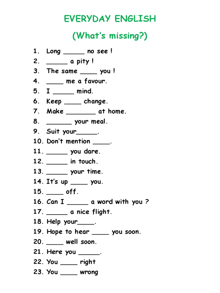 Everyday English Sentences Guide | PDF | Self-Improvement