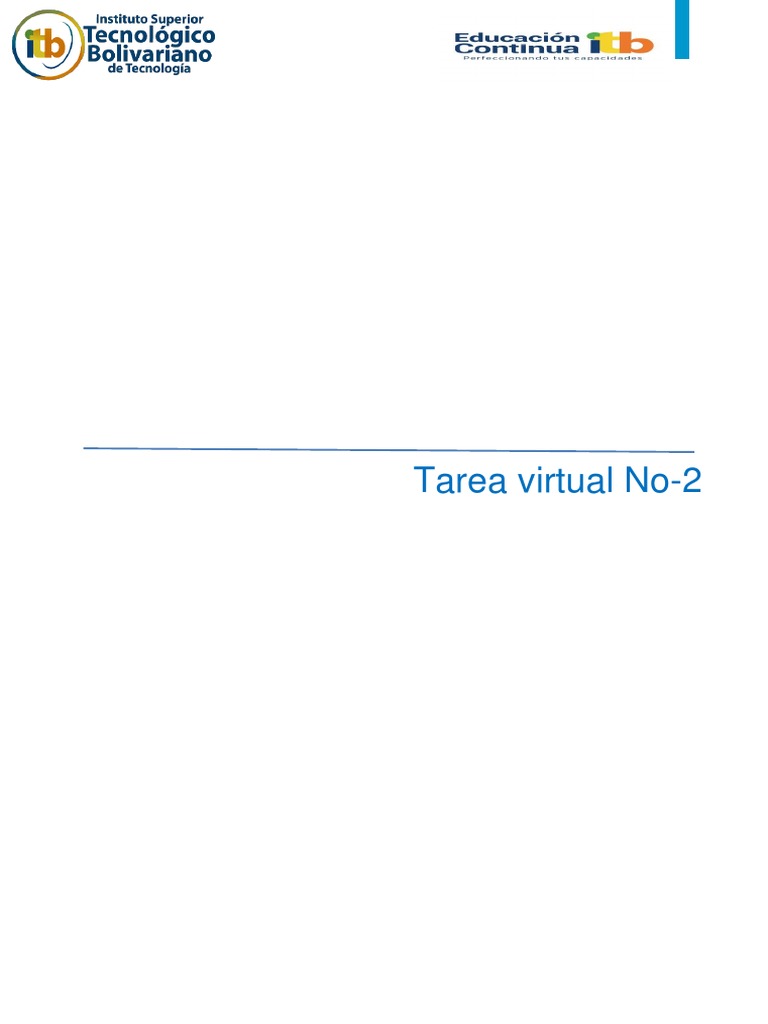 Tarea Virtual 2 | PDF