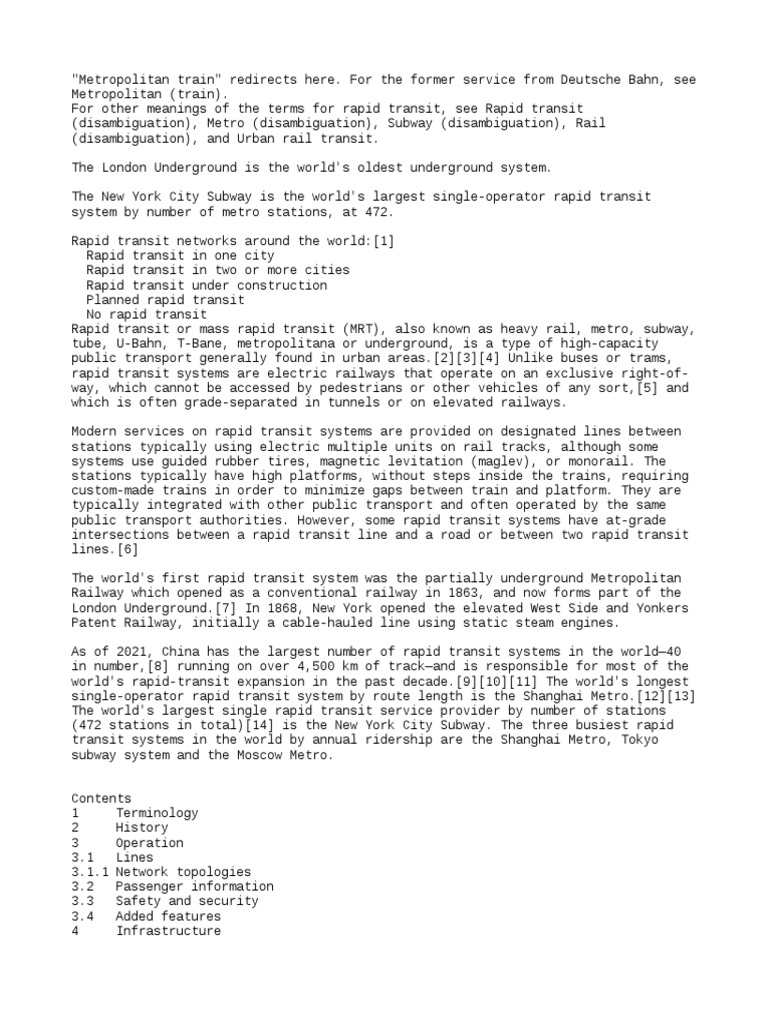 Metro Train Case Study | PDF | Rapid Transit | Public Transport