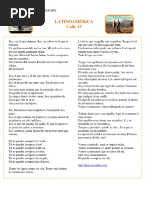Calle 13 America Latina Calle 13 Lati… | Free Interactive