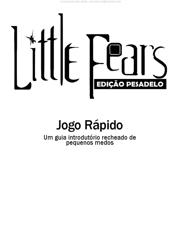 Little Fears | PDF | Jogos de RPG | Tempo