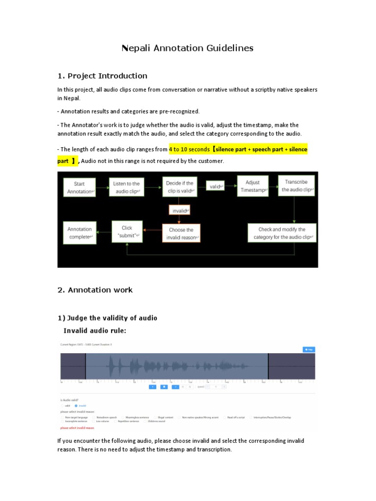 Appen Nepali Annotation Guidelines | PDF | Accent (Sociolinguistics ...