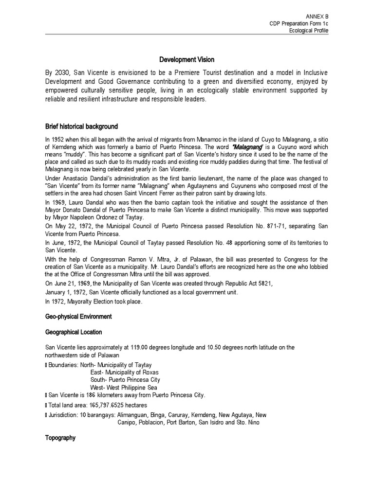 ANNEX B Form 1c Eco Profiling | PDF