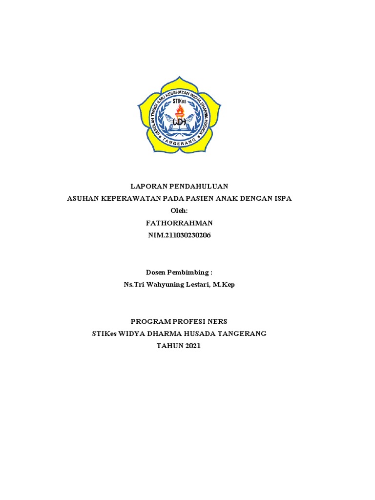 Asuhan Keperawatan ISPA pada Anak | PDF