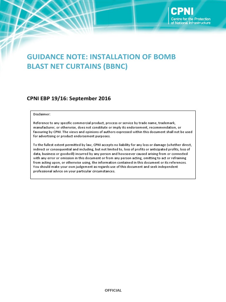 Installation of Bomb Blast Net Curtains | PDF | Curtain | Yarn