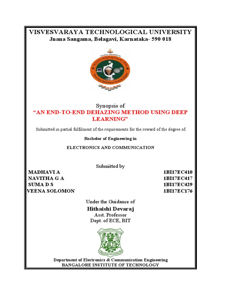 Synopsis PDF Batch40 | PDF | Deep Learning | Computing