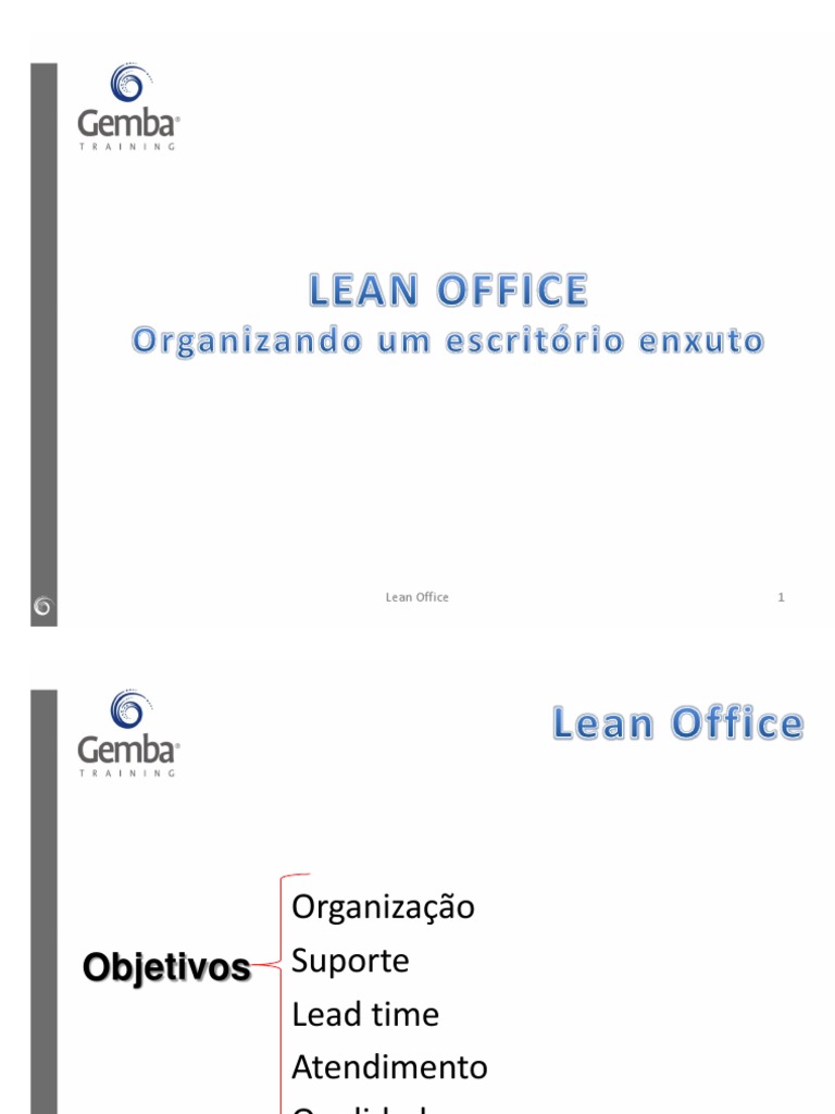 Lean Office | PDF | Fabricação enxuta | Qualidade (negócios)
