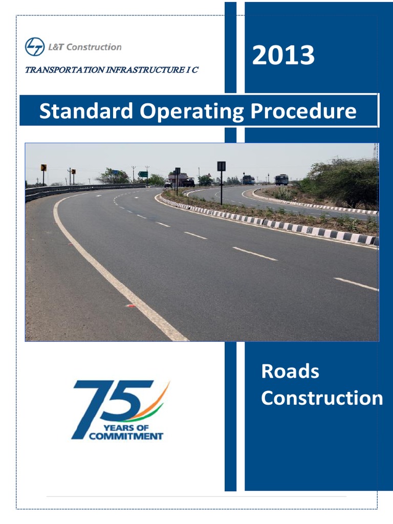 SOP Roads | PDF | Surveying | Road