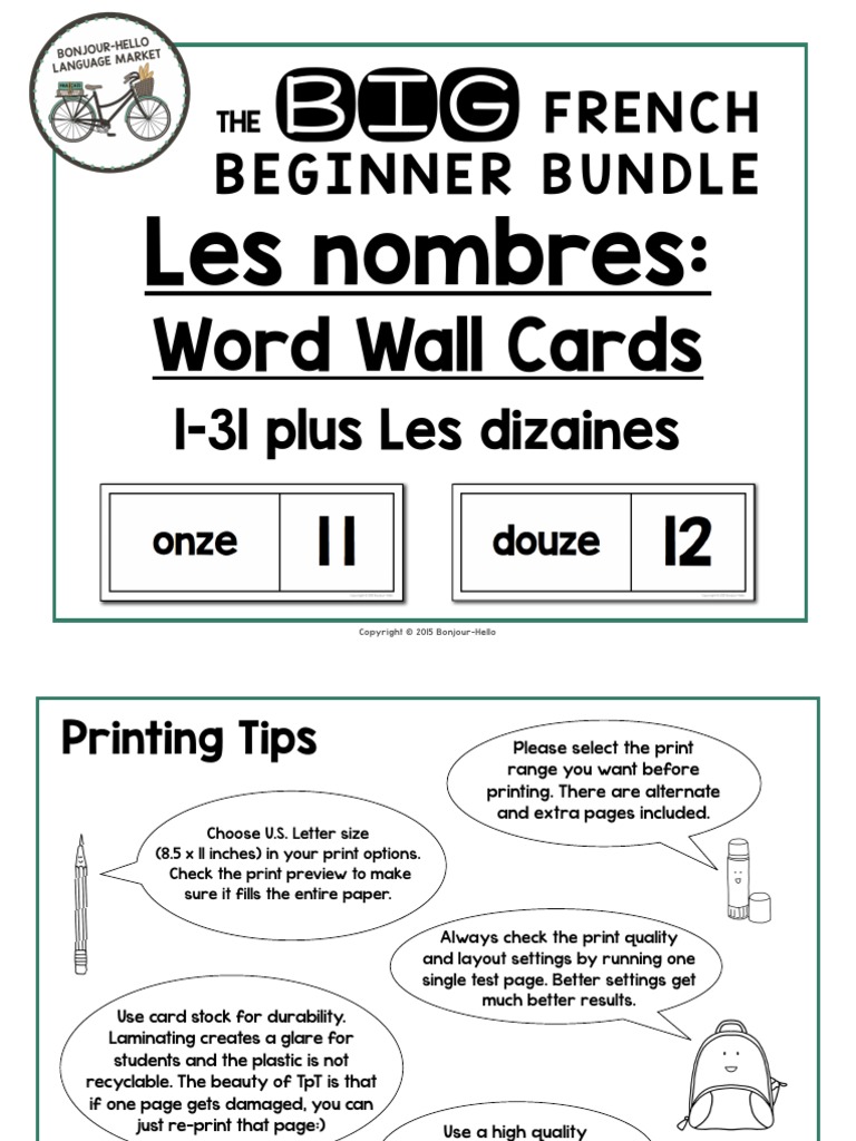 FSL Nombres Word Wall Cards | PDF | Written Communication ...