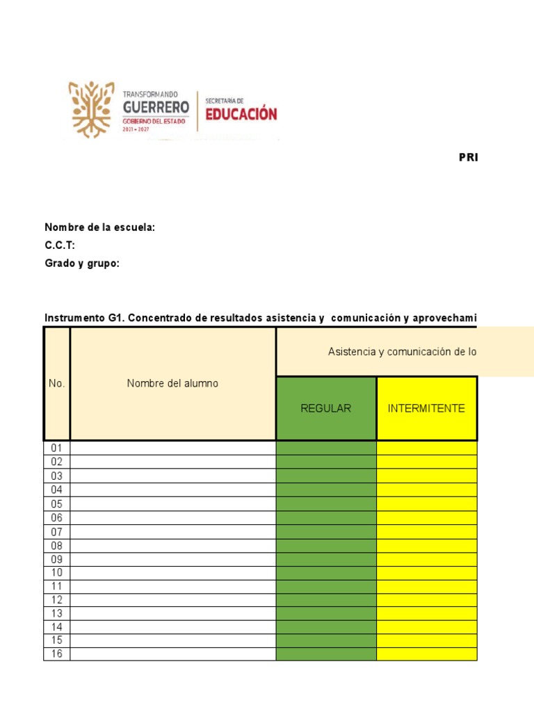 Formato Cuantitativo EPM Etapa Escuela Actualizado | PDF