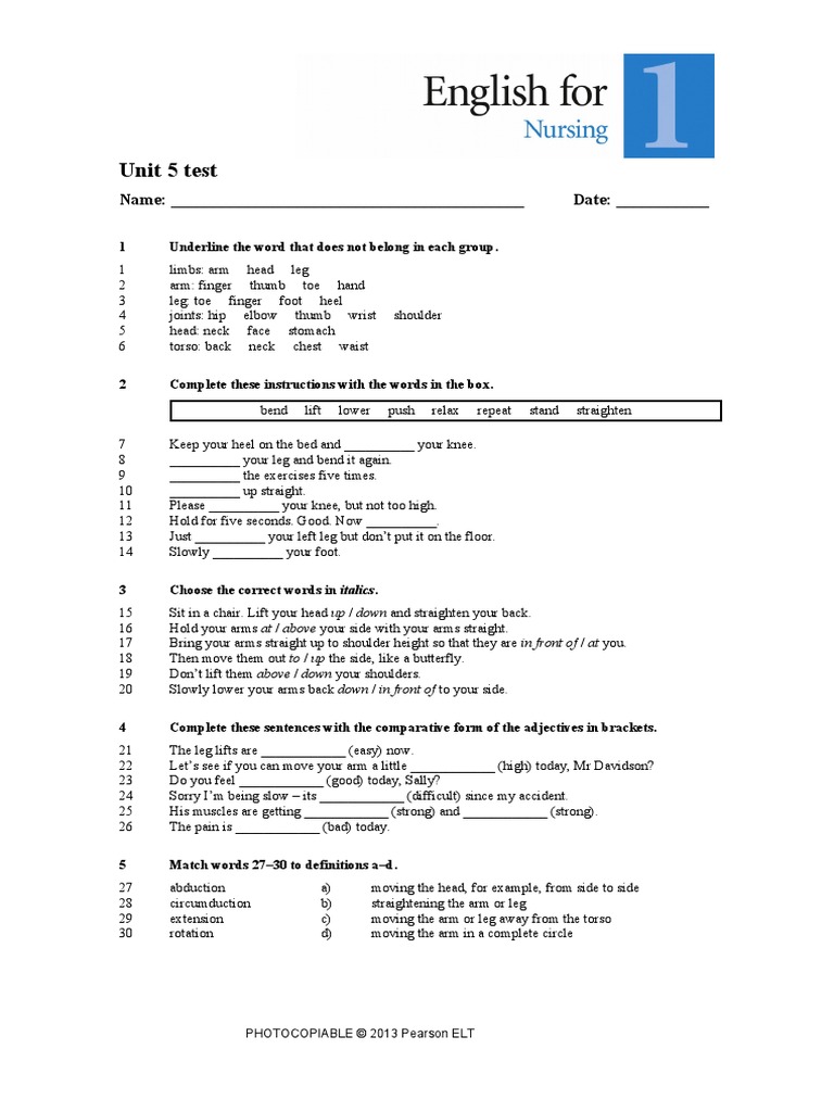 Unit 5 Test: Name: - Date | PDF