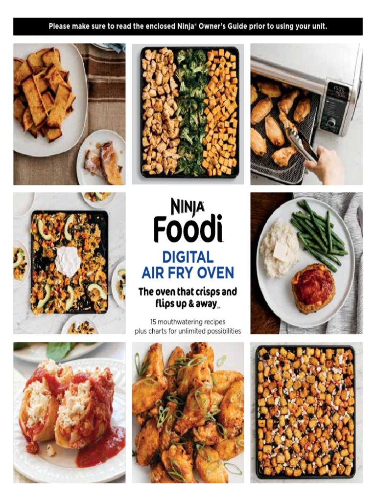 Ninja Air-Fryer Oven Free Recipe Booklet | PDF | Regional & Ethnic Food ...