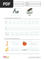 Filipino Alphabet Tracing | PDF | Languages | Foreign Language Studies
