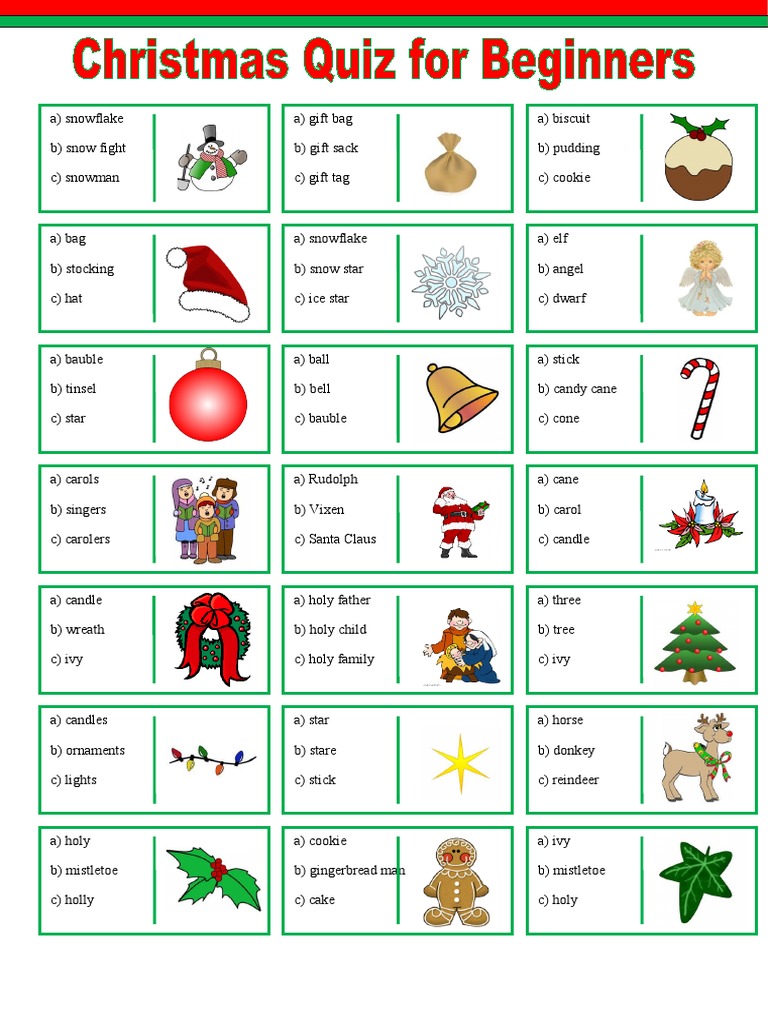 Holiday Themed Word List | PDF
