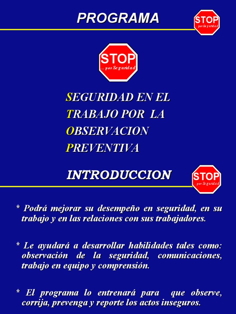 Stop Programa | PDF