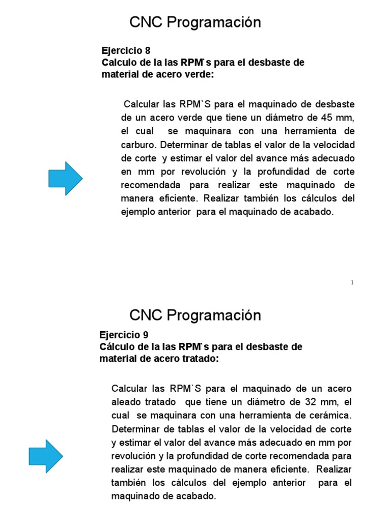 Calculo de RPM | PDF