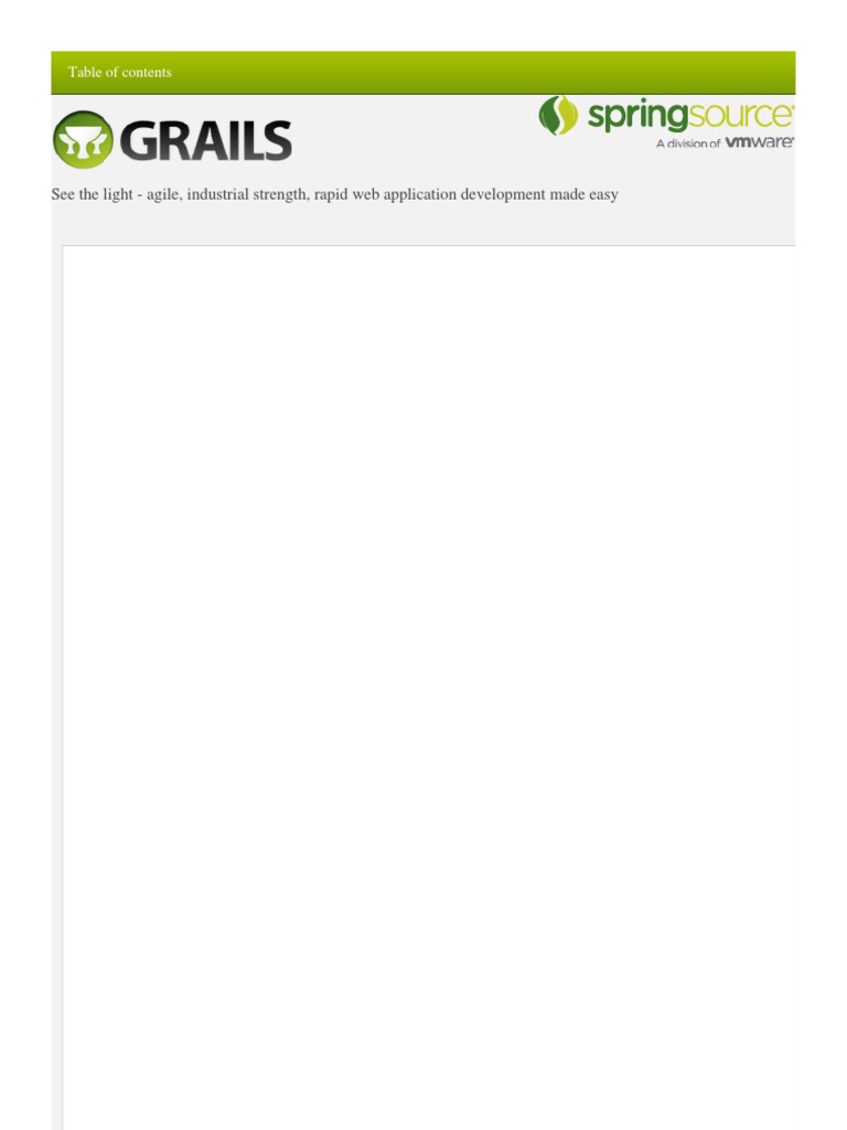 The Grails Framework Reference Documentation 137 Pdf Ajax Programming Java Platform