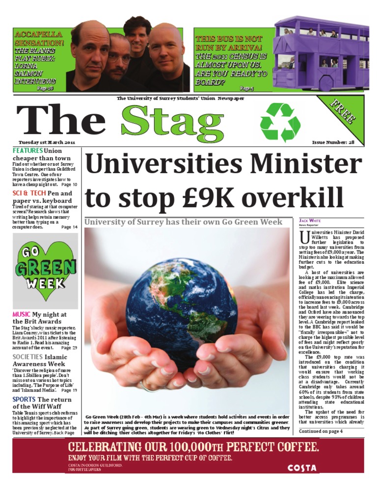 The Stag - Issue 28 | PDF | Postgraduate Education