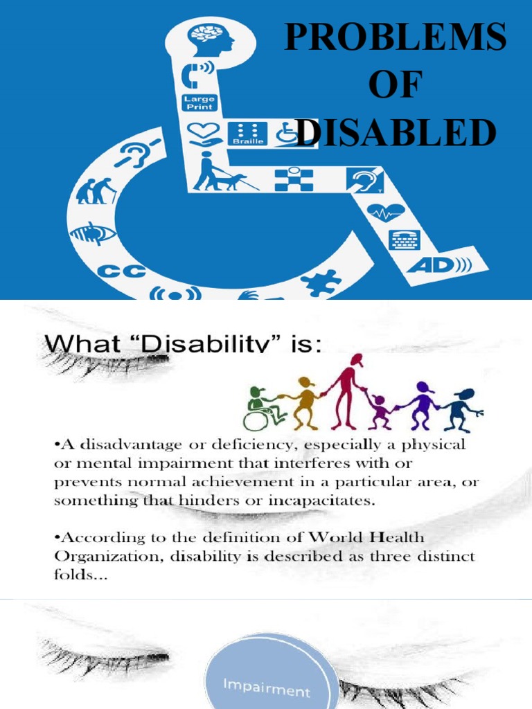 Problems OF Disabled | PDF | Career & Growth