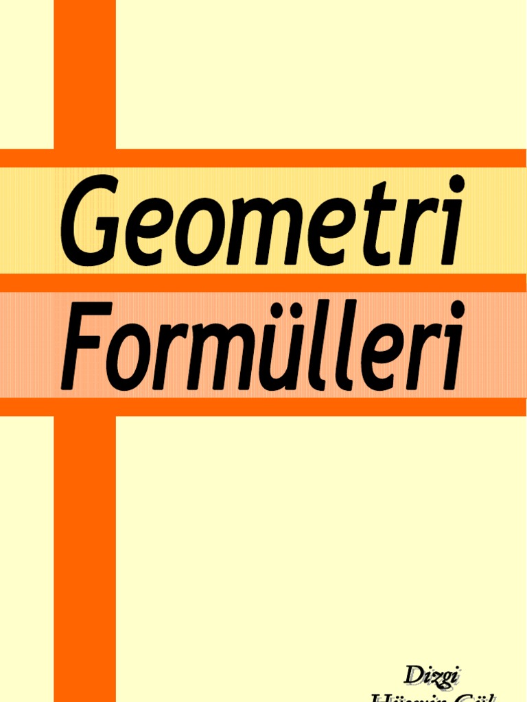 Geometri Formülleri | PDF