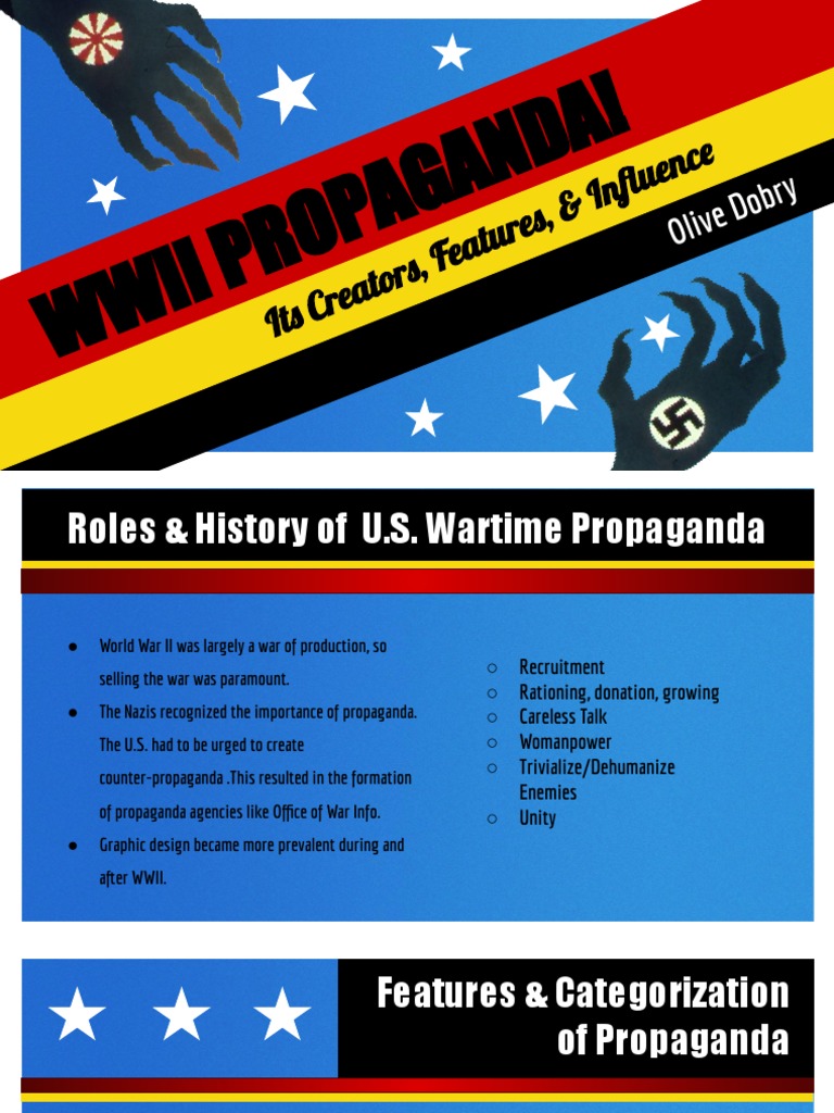 WWII Propaganda: Impact and Techniques | PDF | Propaganda