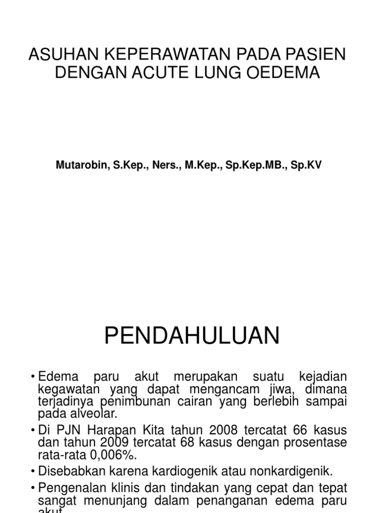 Askep ALO | PDF