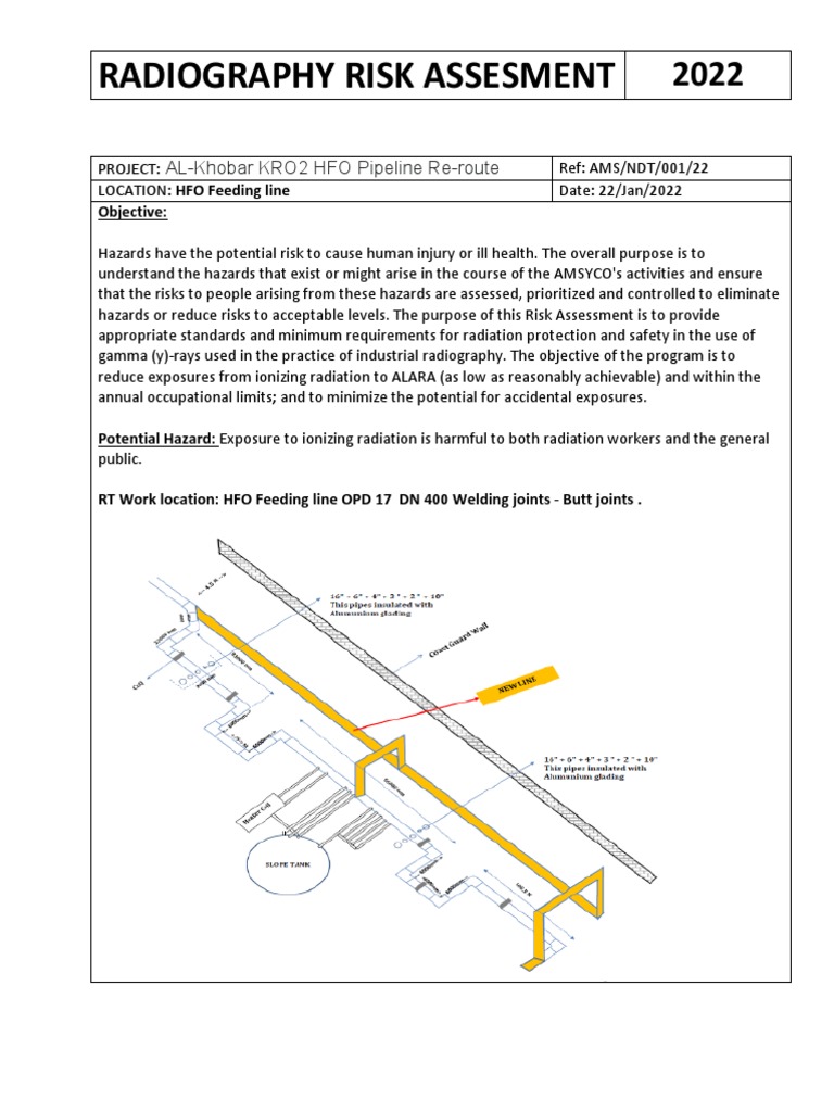 Radiography Risk Assesment | PDF | Radiation Protection | Ionizing ...