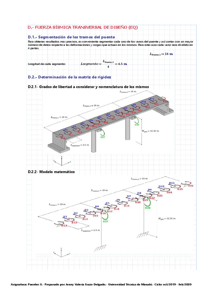 Analisis Elastico Multimodal | PDF | Matemáticas | Álgebra